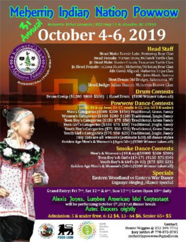 Meherrin Indian Tribe Powwow – Meherrin Indian Nation