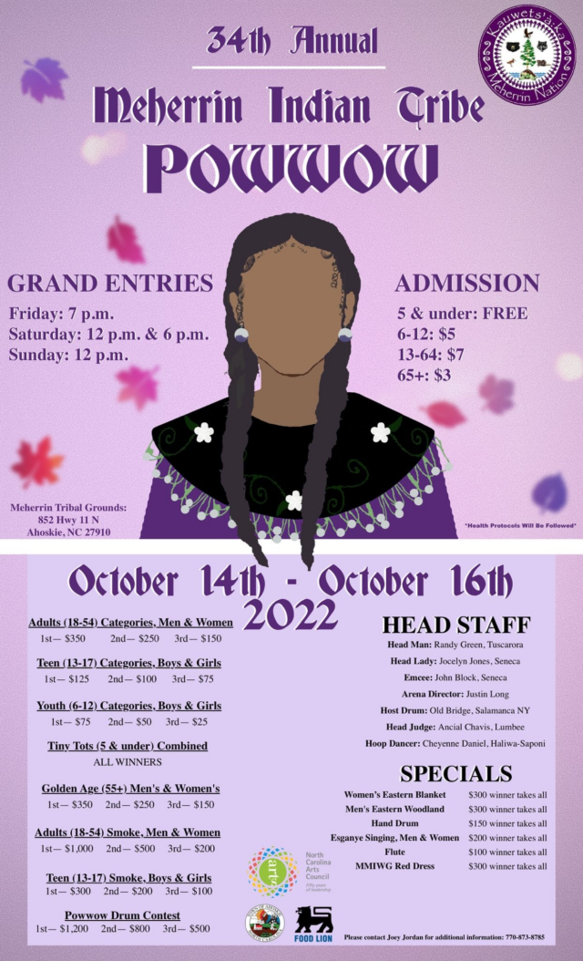 Meherrin Indian Tribe Powwow – Meherrin Indian Nation