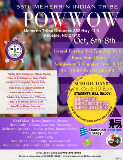 Meherrin Indian Tribe Powwow - Meherrin Indian Nation